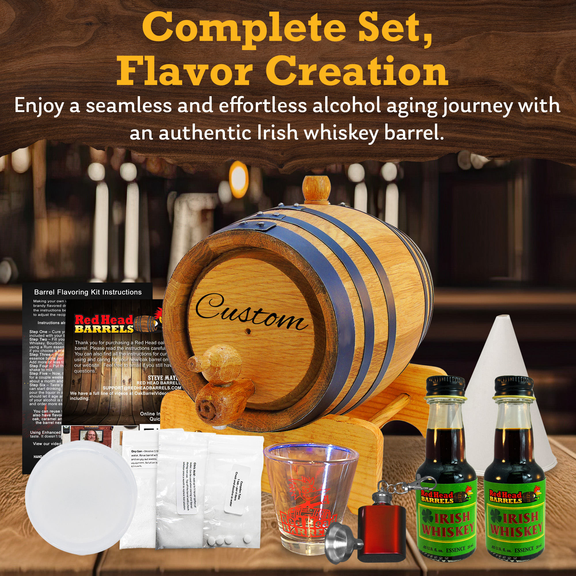 Creating an Ultra-Smooth Barrel-Aged Irish Hot Toddy