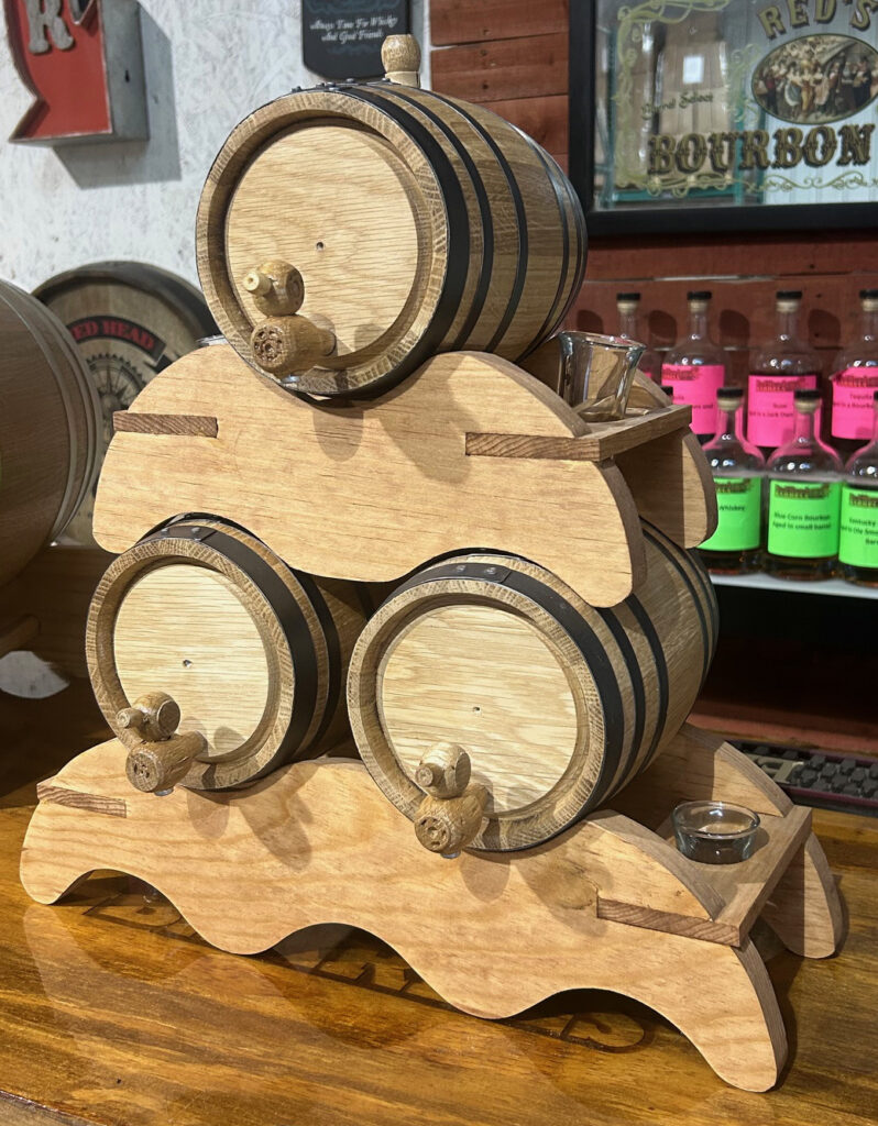 Stackable Stands For Barrel Sizes 1, 2, 3, & 5 Liters - Red Head Oak ...