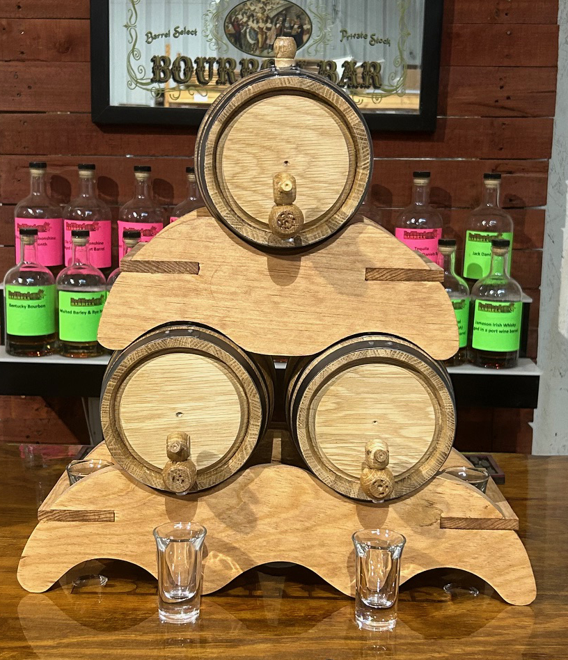 Stackable Stands For Barrel Sizes 1, 2, 3, & 5 Liters - Red Head Oak ...